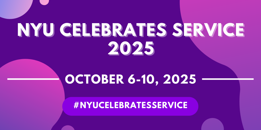 NYU Celebrates Service 2025 / NYU Calendar
